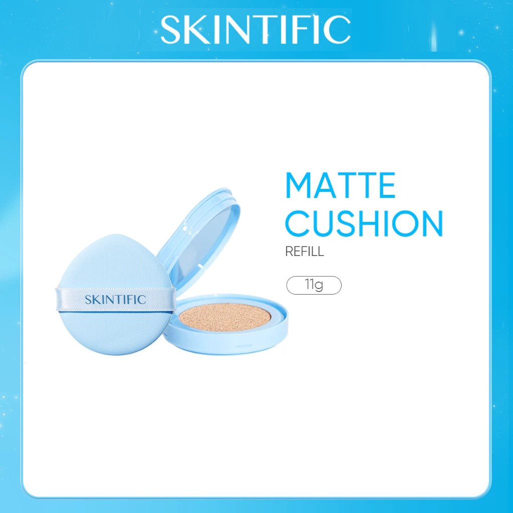 Jual LIVI - SKINTIFIC Perfect Stay Velvet Matte Cushion REFILL (BIRU ...