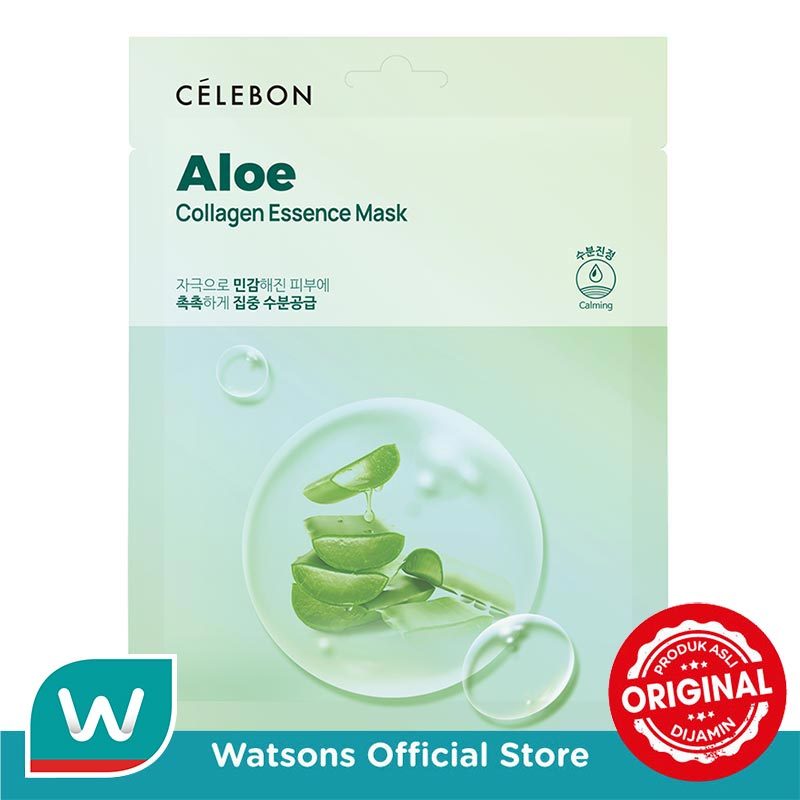 Jual Celebon Collagen Essence Aloe Mask 1s | Shopee Indonesia