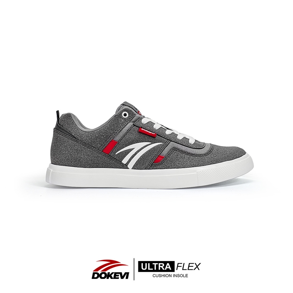 Jual DOKEVI - Murphy Grey | Sepatu Sneakers | Sepatu Casual | Shopee ...
