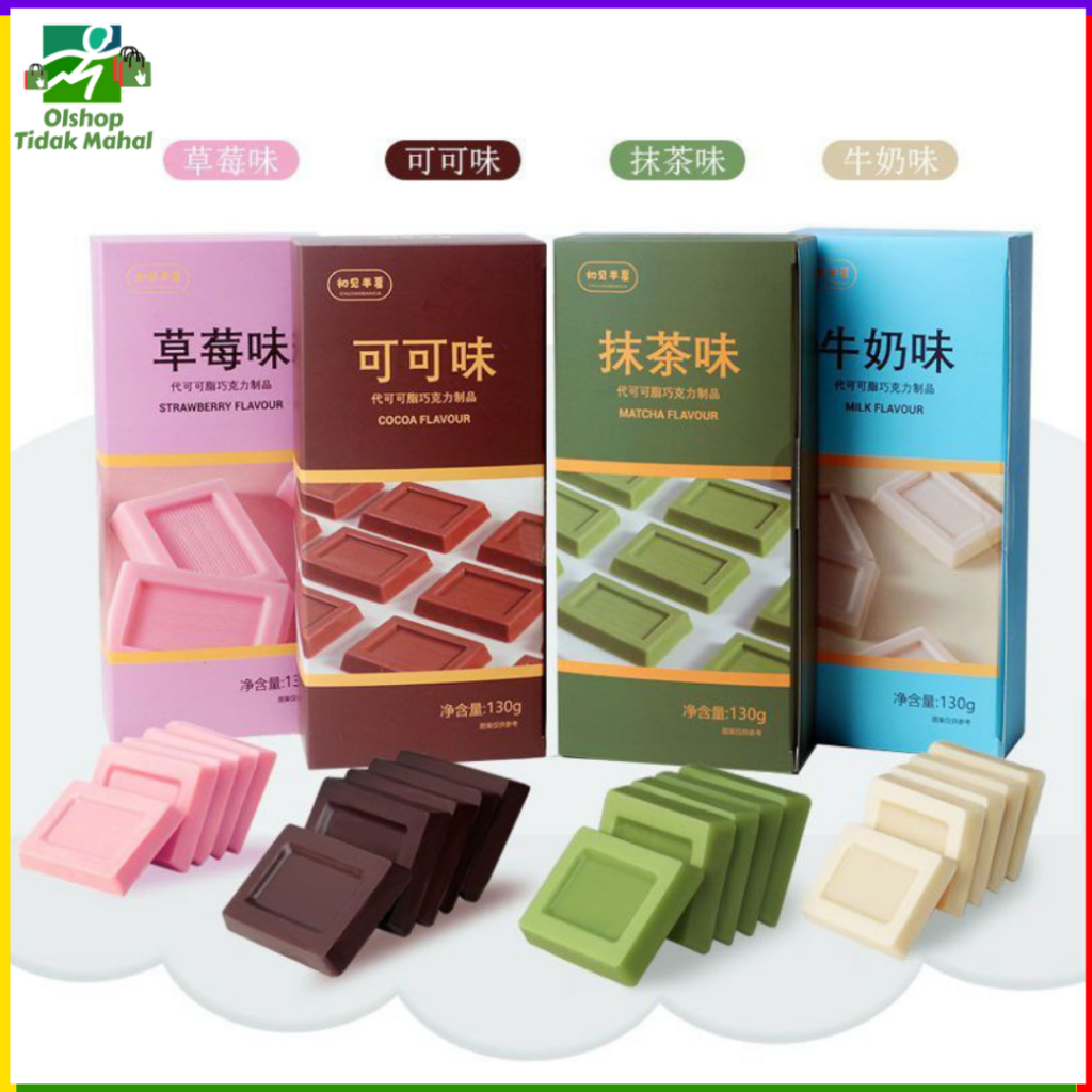 Jual [HALAL] Coklat Rasa Stroberi Matcha Susu Cocoa / Chocolate ...