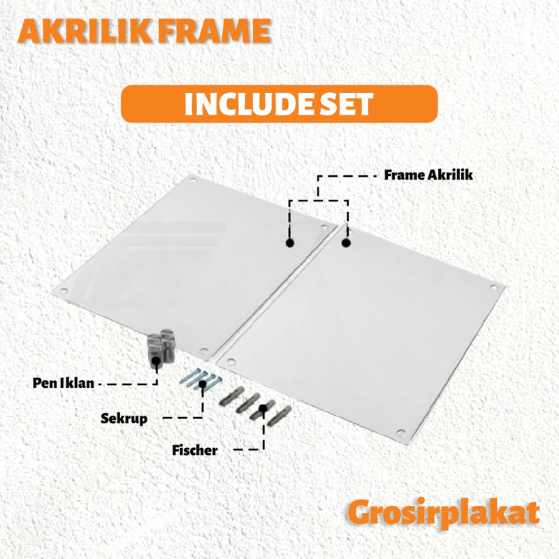 Jual Frame Bingkai A1 Display Poster Akrilik Menu Dinding - Ukuran A1 ...