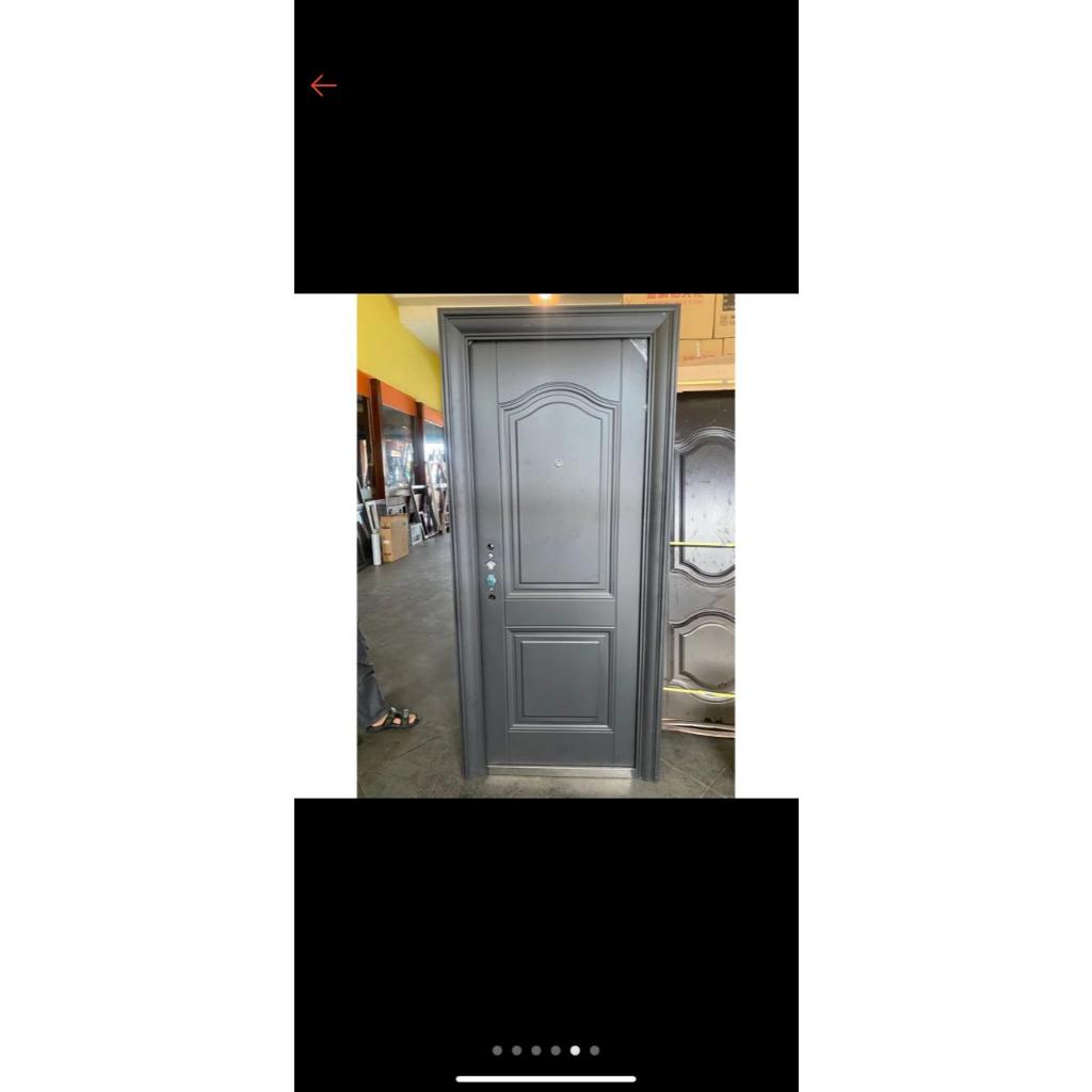 Jual PINTU RUMAH FULLSET KUSEN + HANDLE / PINTU LUBANG INTIP /PINTU ...