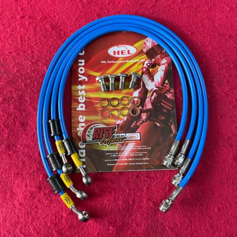 Jual SELANG REM HELL XMAX BIRU | Shopee Indonesia