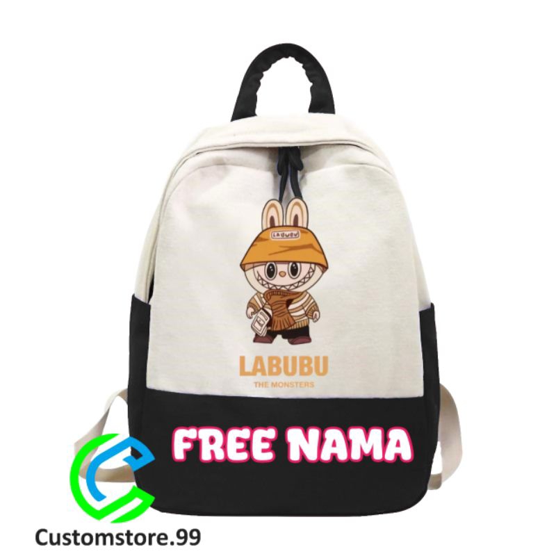Jual (FREE NAMA) TAS RANSEL LABUBU TAS ANAK SEKOLAH TK SD UNISEX | Shopee Indonesia