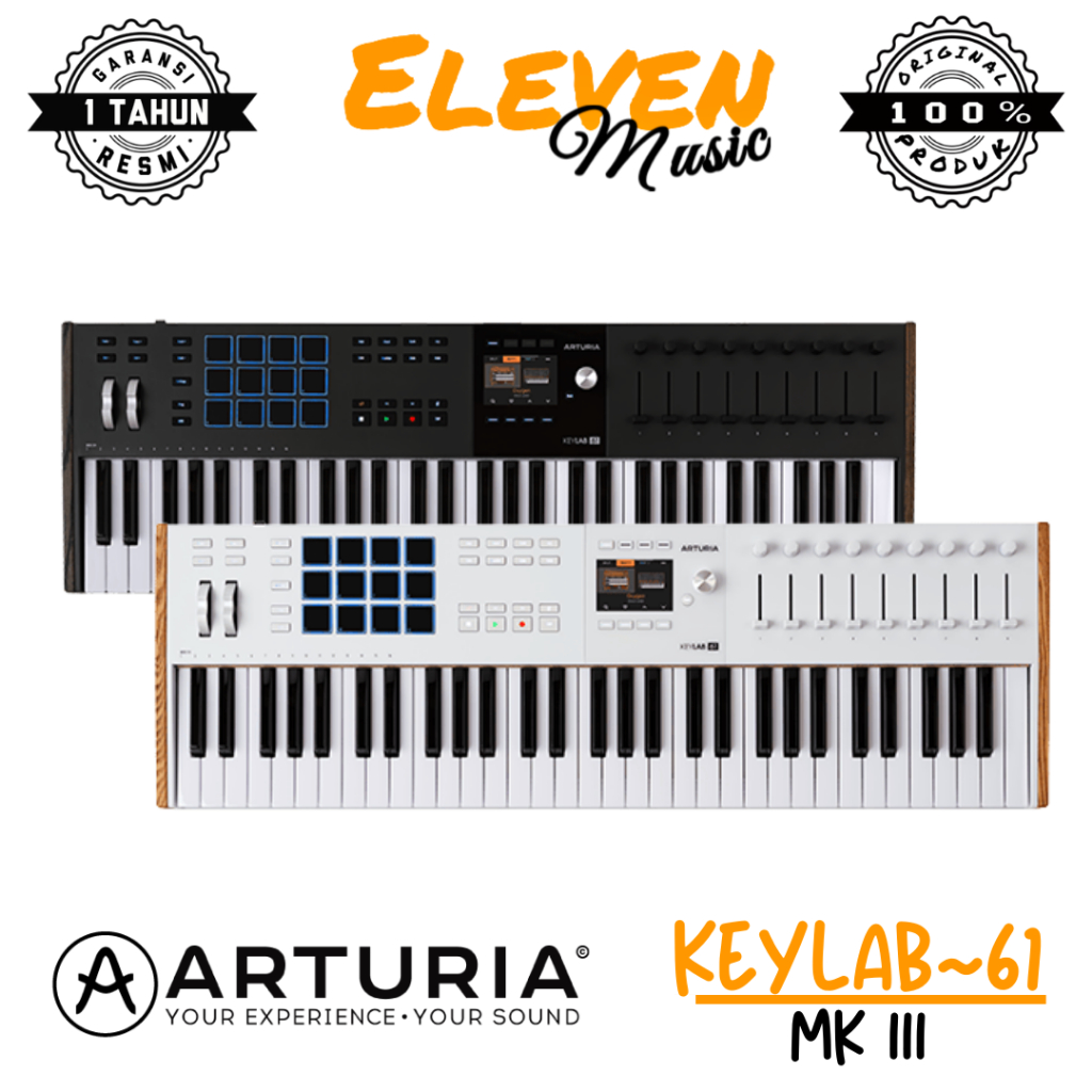 Jual Arturia KeyLab 61 MK3 Universal MIDI Controller Arturia Keylab61 ...