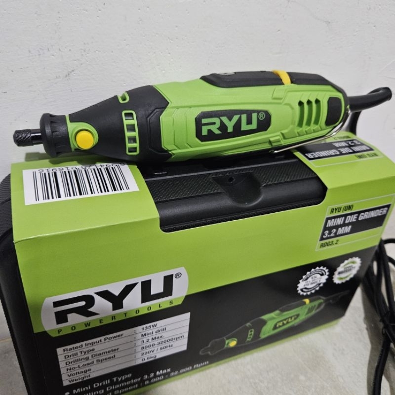 Jual Mesin Tuner Gerinda Botol RYU RDG3.2 Mini Die Grinder 3.2mm Set ...