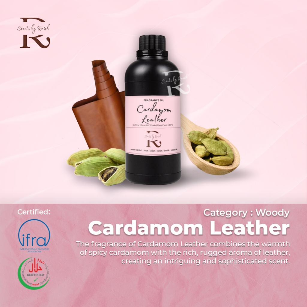 Jual PREMIUM 50gr Cardamom Leather Fragrance Oil Minyak Aroma Parfume Reed Diffuser Pure ...