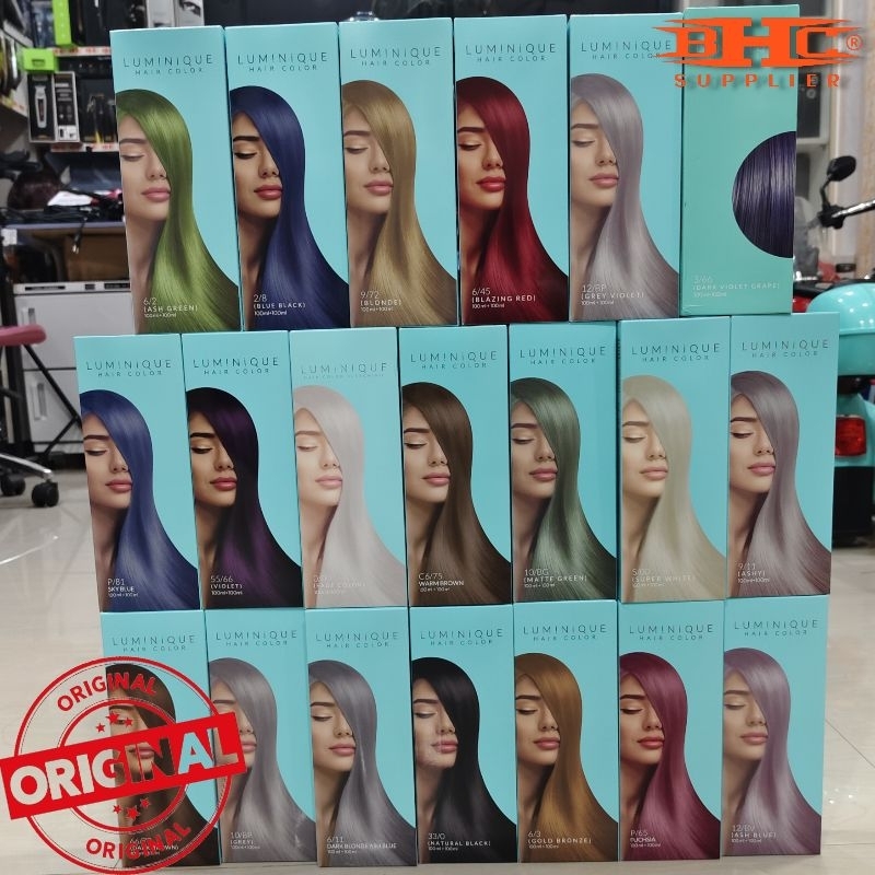 Jual Hair Color Pewarna Rambut Luminique 2x 100ml Original Cat Rambut ...