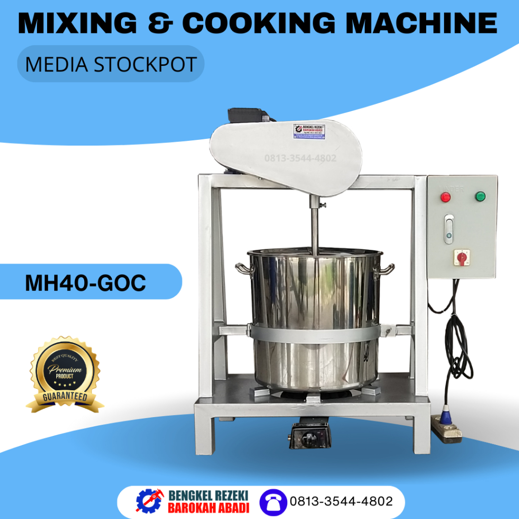 Jual Mesin Pengaduk Dan Pemasak Dodol Jenang Selai Kapasitas 50 Liter ...