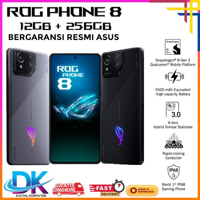 Jual ASUS ROG PHONE 8/8PRO (12/256GB|16GB/512GB) ASUS RESMI INDONESIA ...