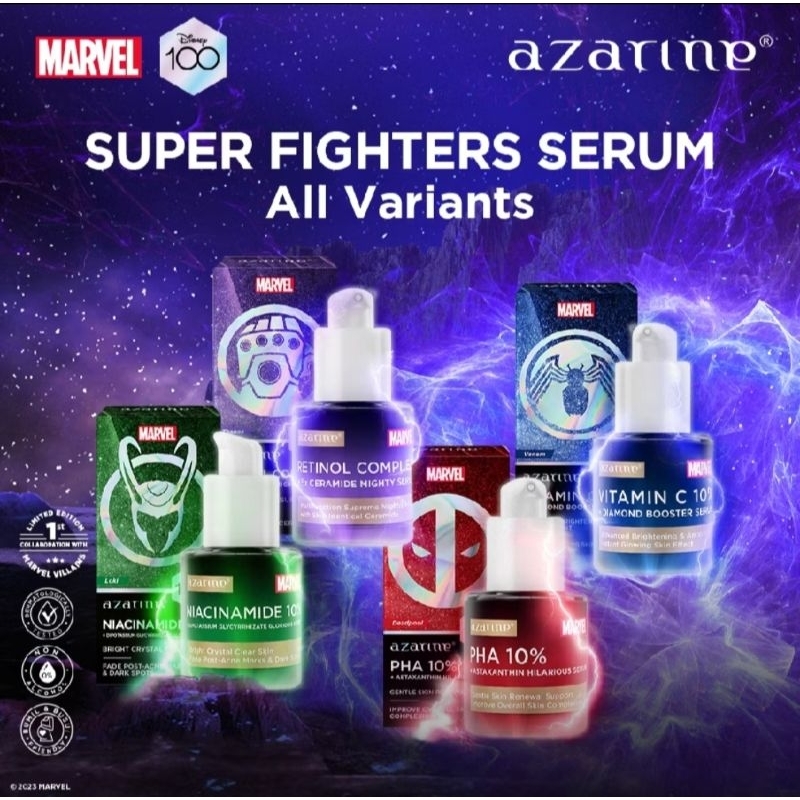Jual Azarine x Marvel , All variants super fighters Serum mencerahkan ...