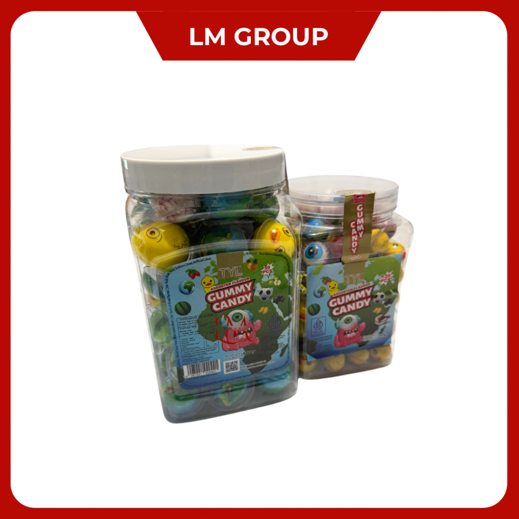 Jual Permen Gummy Candy Lunak Aneka Bentuk dan Rasa TYL Isi 50 dan 120 ...