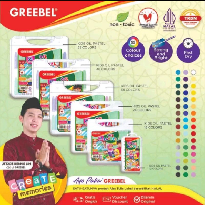 Jual GREEBEL CRAYON KIDS HALAL EDITION | Shopee Indonesia