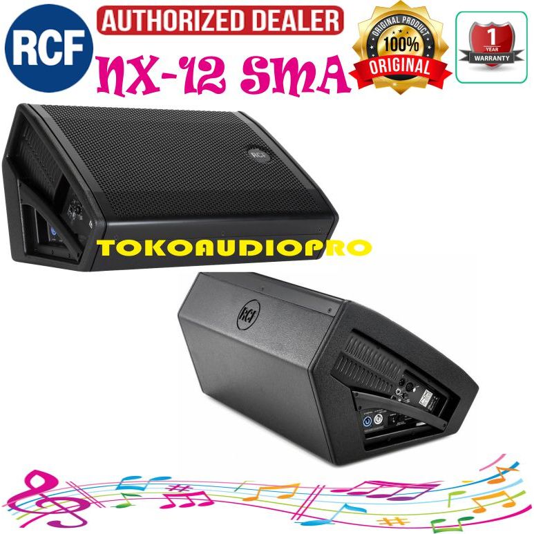 Jual Speaker RCF NX12 SMA 12-Inch Stage Monitor Speaker Aktif RCF NX ...