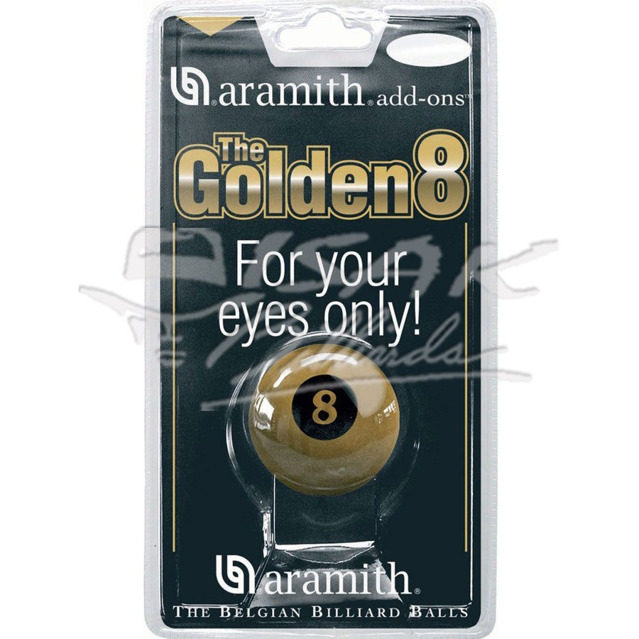 Jual Aramith Golden 8 Billiard Pool Ball - Bola Biliar 8 Emas - 2.1/4 ...