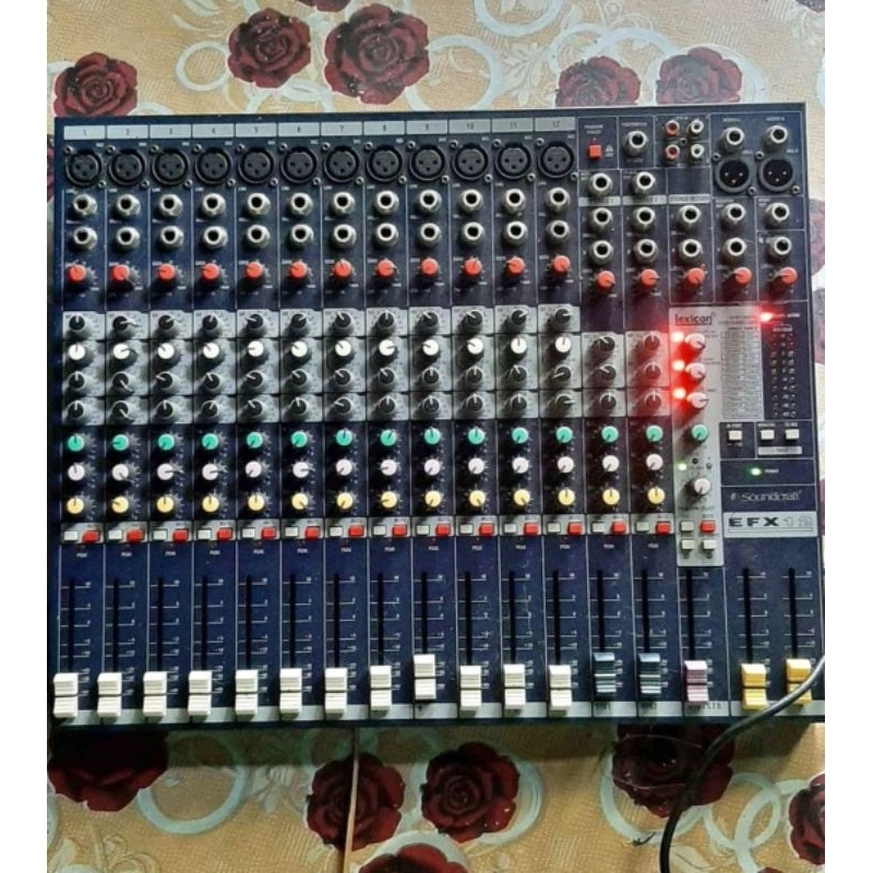 Jual soundcraft 12 chanel EFX-12 Mixer Audio (second) | Shopee Indonesia