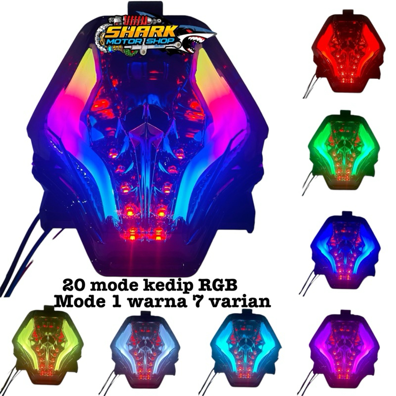 Jual LAMPU STOP R25 R R3 MX KING 150 STOPLAMP LED MT25 MT 03 MT 07 ...