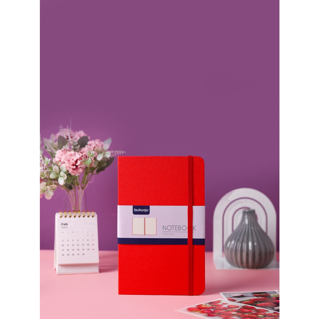 Jual bukuqu Classic Notebook Warna Merah, Polos | Shopee Indonesia