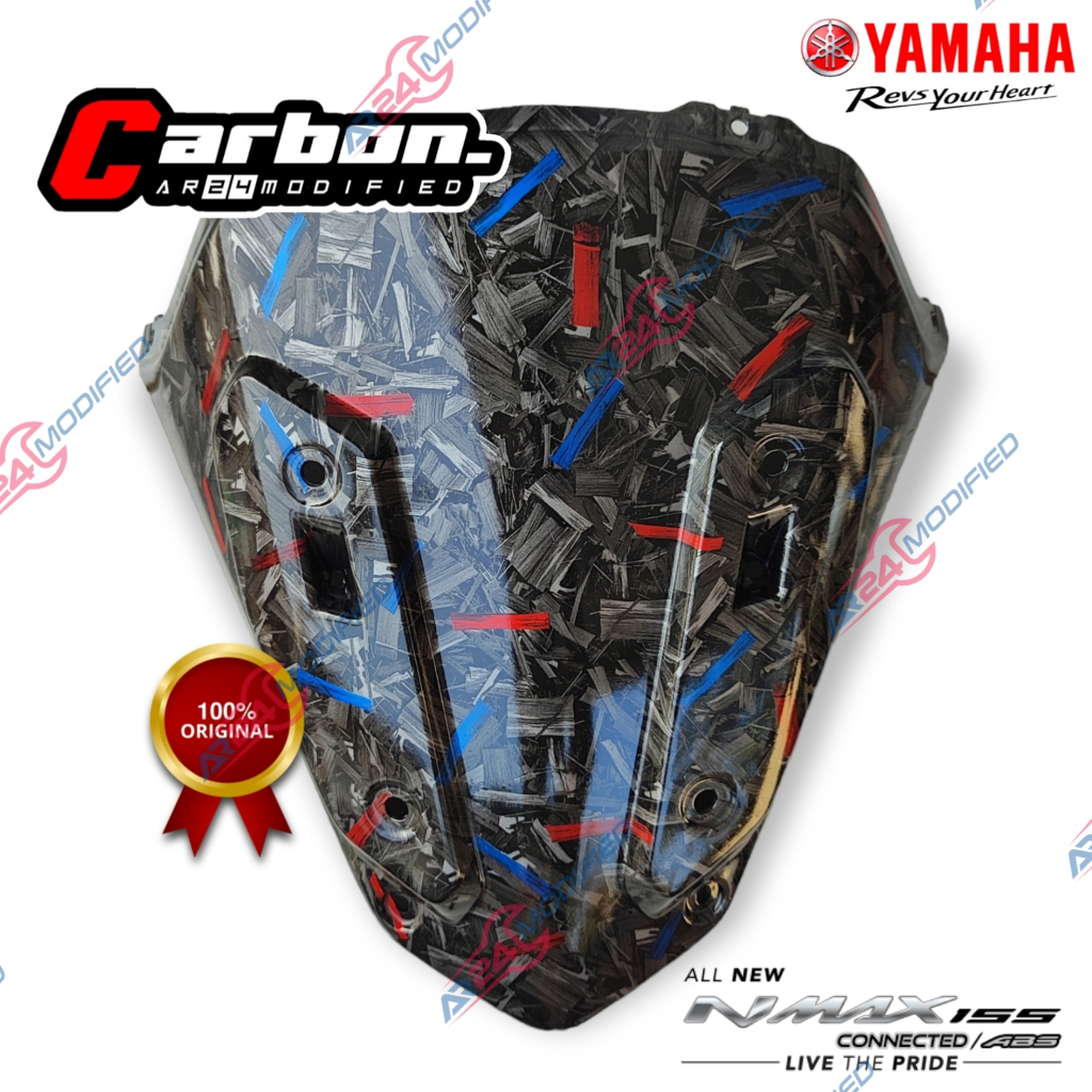 Jual Cover Panel Depan Windshield New Nmax 2020/Connected Carbon WTP ...