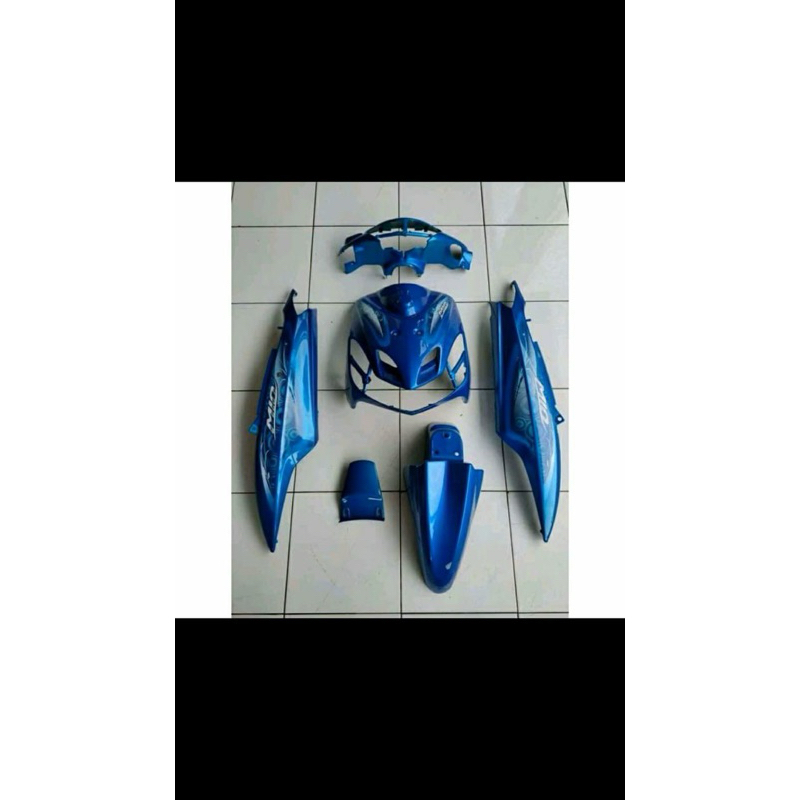 Jual bodyset mio karbu smile biru | Shopee Indonesia