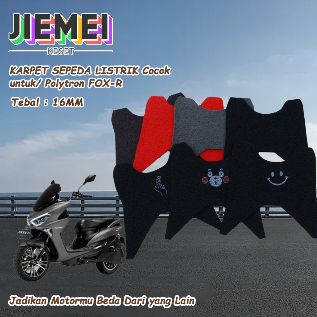 Jual JIEMEI Karpet Motor listrik Polytron FOX-R Sepeda Listrik mie ...