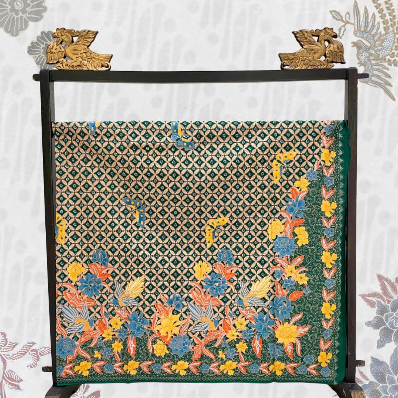 Jual Kain Batik Motif Parng Kombinasi Bunga | Shopee Indonesia