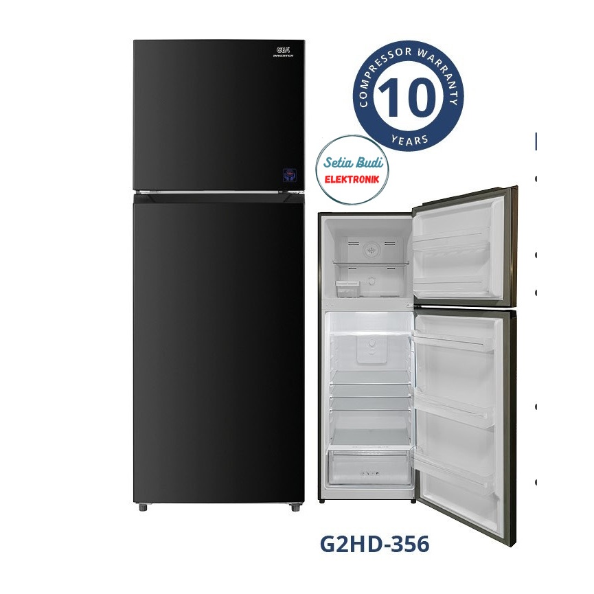 Jual GEA Home Refrigerator G2HD-356 / Kulkas 2 Pintu GEA 356 Liter ...