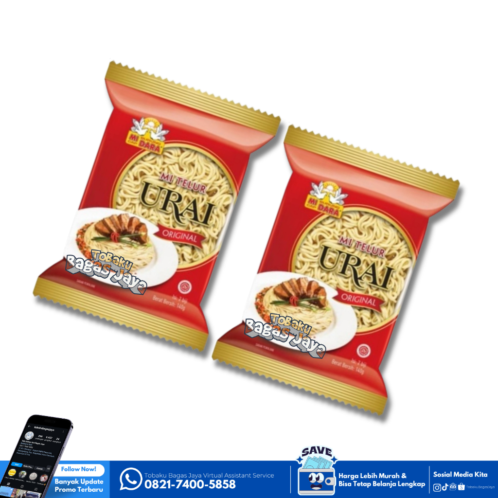 Jual Mie Cap Burung Dara Urai Merah 140 Gram | Shopee Indonesia