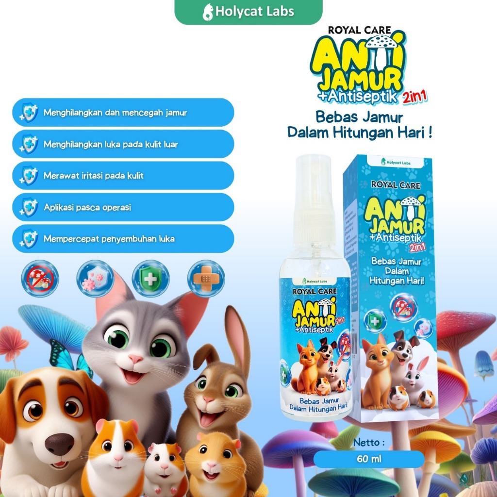 Jual Obat Scabies Jamur Kelinci | Royal Care Anti Jamur dan Antiseptik ...