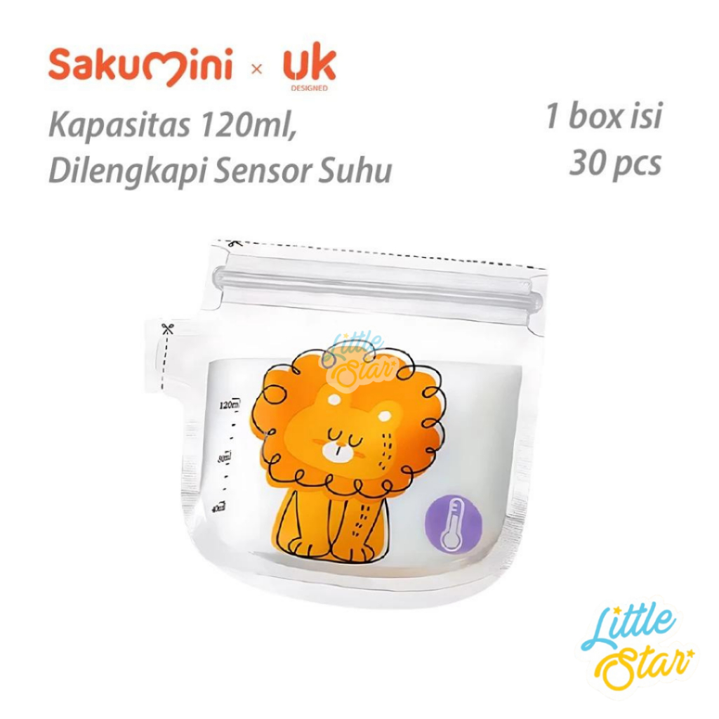 Jual Sakumini Disposable Breastmilk Storage Bag Kantong Asi Susu Bayi ...