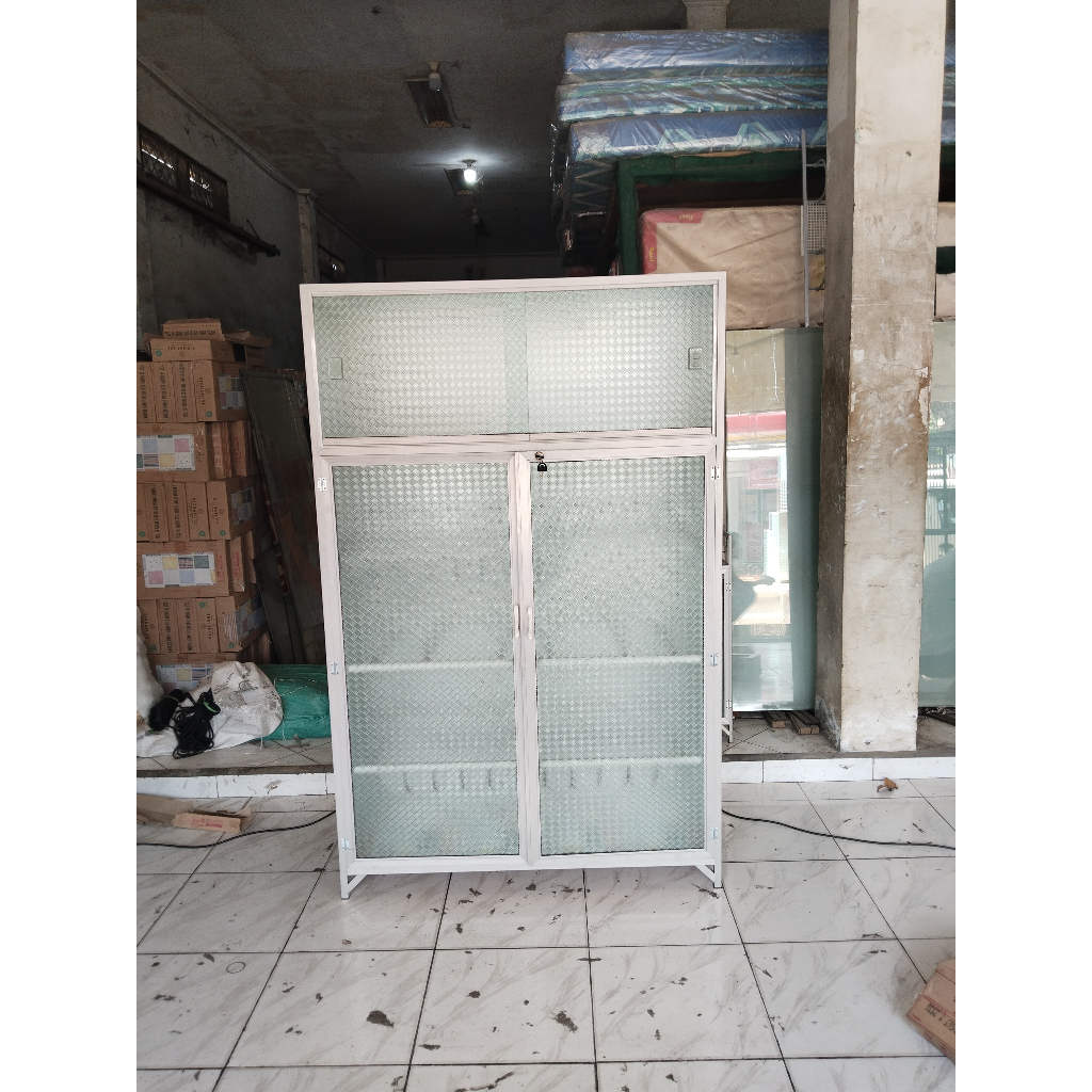 Jual rak piring full box /full box 3 pt holo sliding atas/fullbox 3 ...