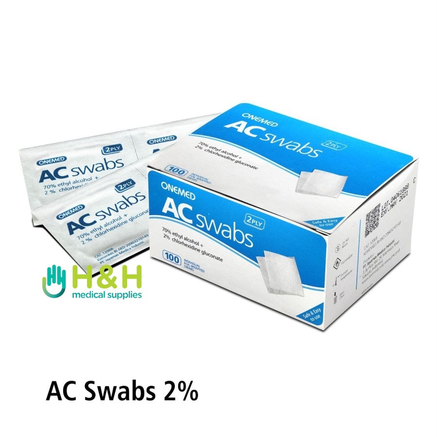 Jual AC SWAB 2% / Alcohol Swab / Tissue Beralkohol / Tissue Alkohol ...