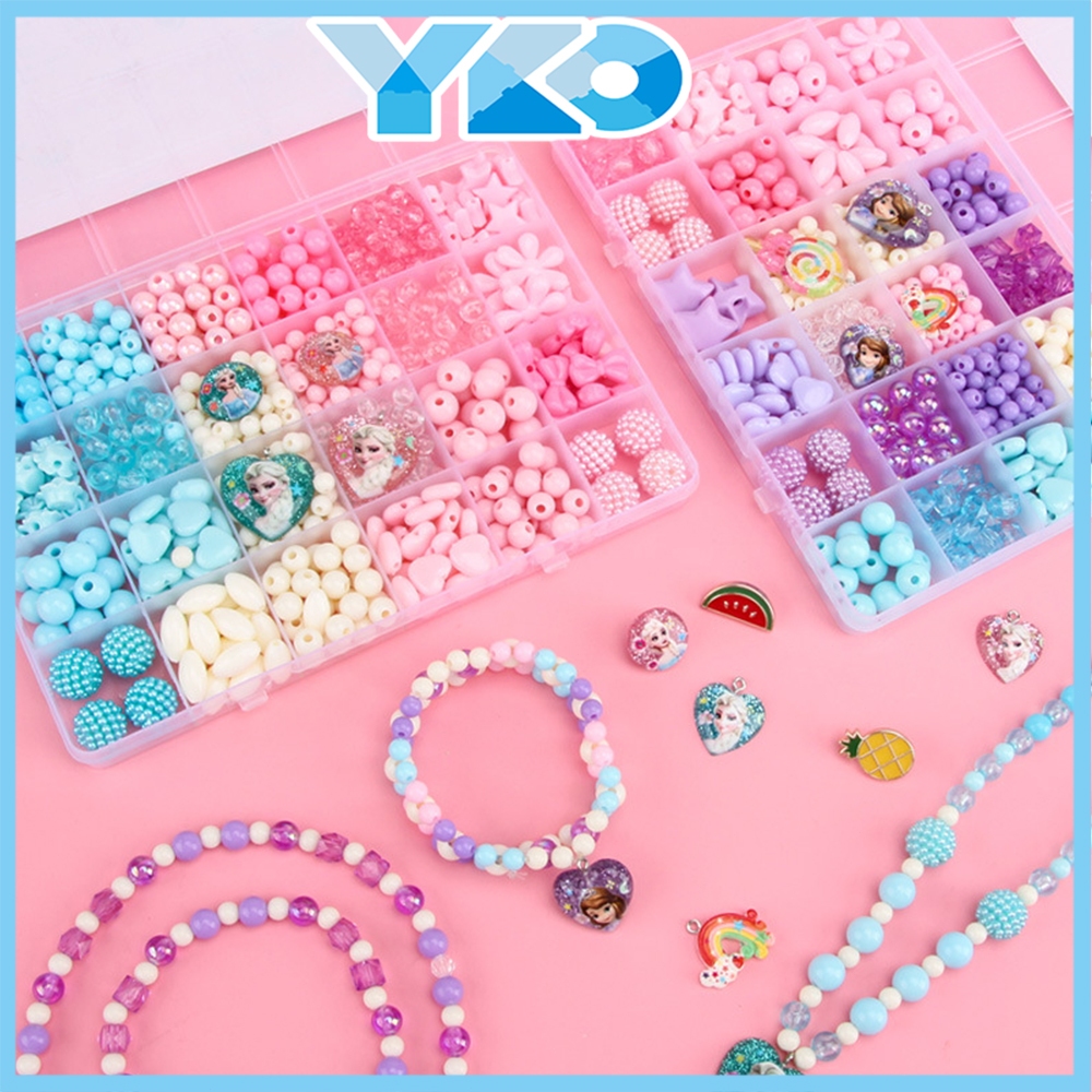 Jual YKO 3D Beads DIY Meronce Edukasi Anak Mainan Monterssori Membuat ...