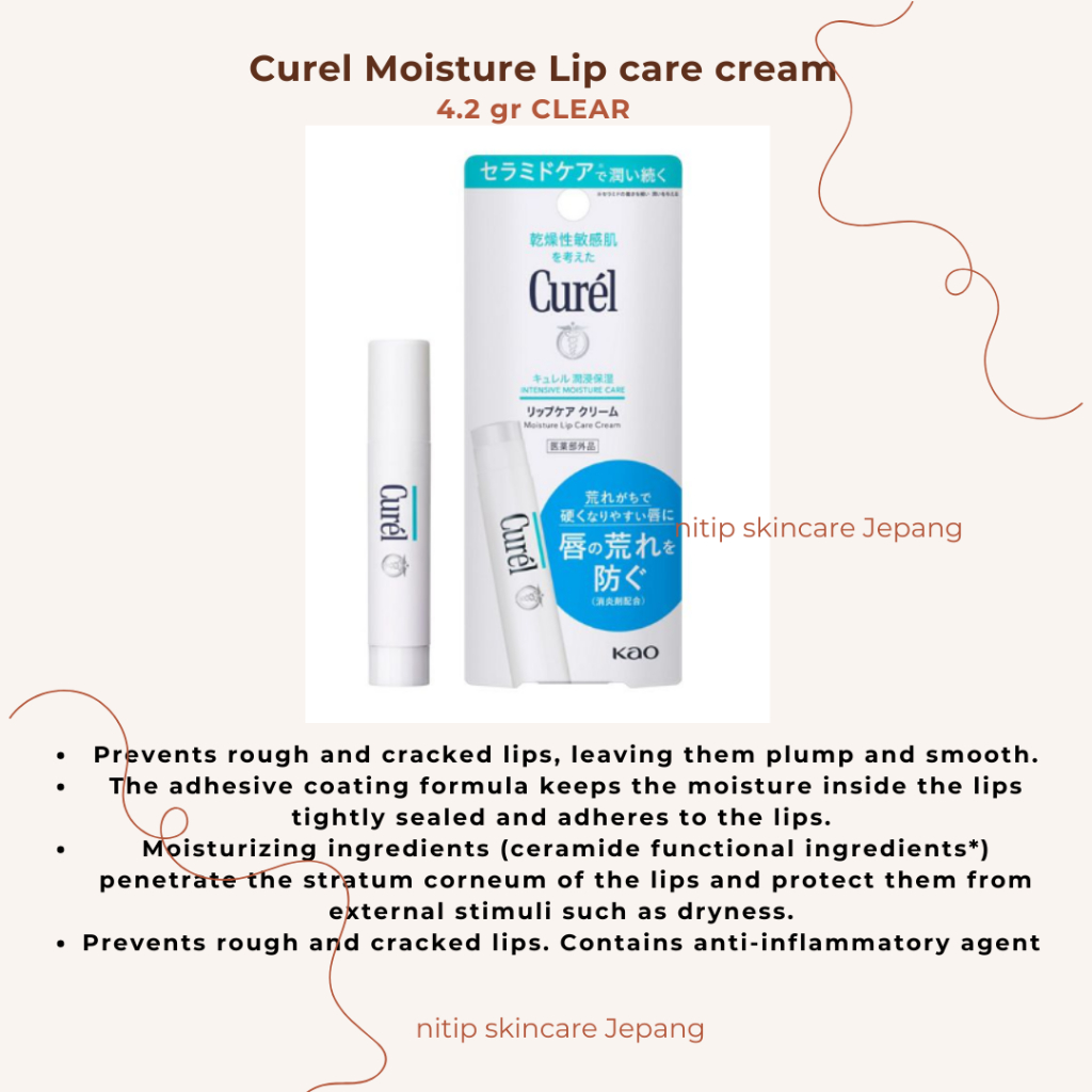 Jual PO Jepang-- curel lip balm original japan | Shopee Indonesia