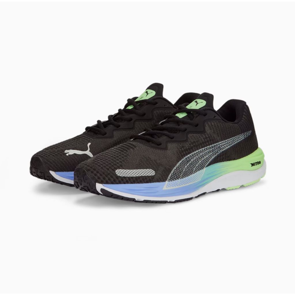 Jual Sepatu Puma Running Velocity Nitro 2 Fade Black-Elektro 378526 01 ...