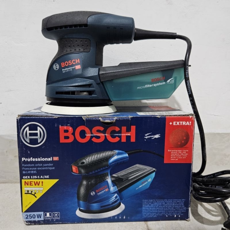 Jual Mesin Amplas Orbital Listrik BOSCH GEX 125-1 A/AE Random Orbit Sander Putra Inti | Shopee ...