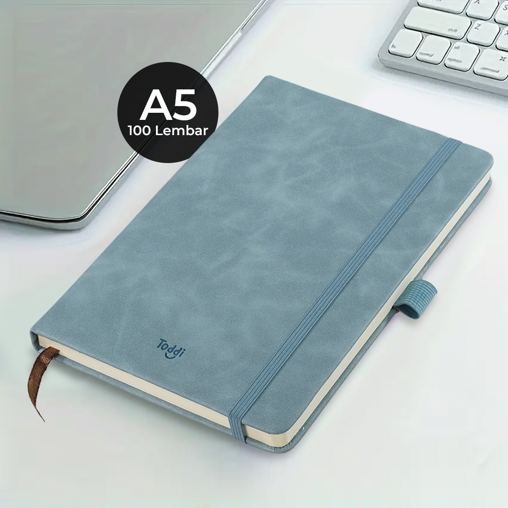 Jual Buku Jurnal Hardcover Notebook Diary 200 Halaman Grid A5 - Light ...