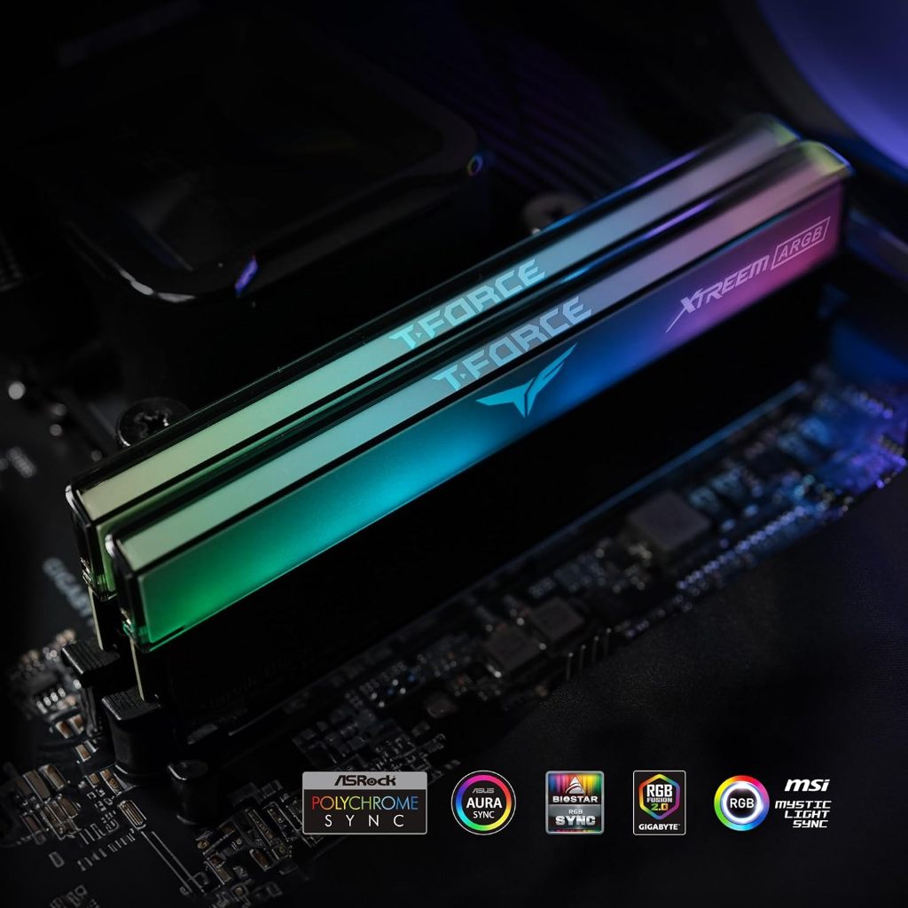 Jual TEAM XTREEM ARGB BLACK DDR5 PC5-48000 6000MHz 32GB ( 2x16GB ...