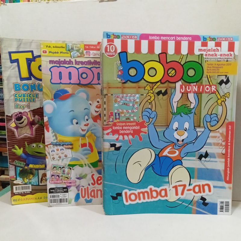 Jual Majalah Anak Bobo Junior-Mombi-Toy Story Murah | Shopee Indonesia
