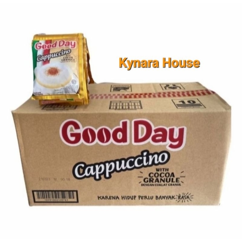 Jual Good Day Kopi Instant Cappuccino W/Coklat Granul 10x25gr (1 Dus ...