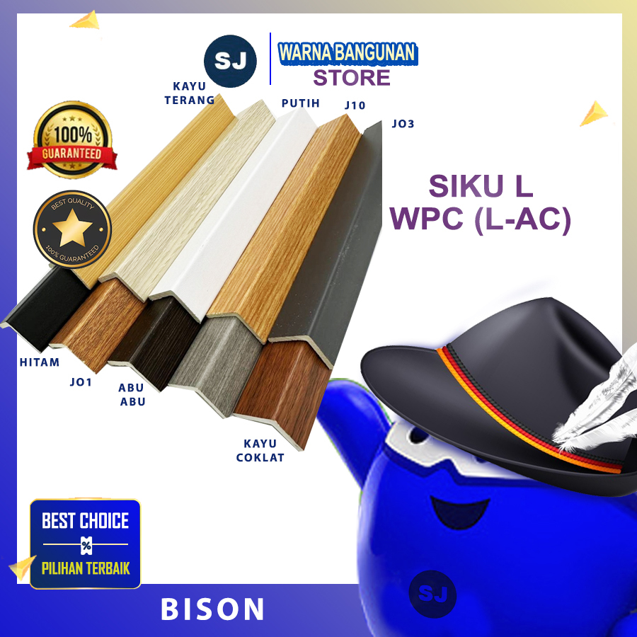 Jual JEMPUT D TOKO List Siku L Wpc Wall Panel 3 Meter Penutup Wpc ...