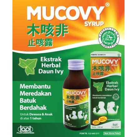 Jual MUCOVY SYRUP 100 ML - Obat Batuk Herbal Daun Ivy - Batuk Berdahak ...