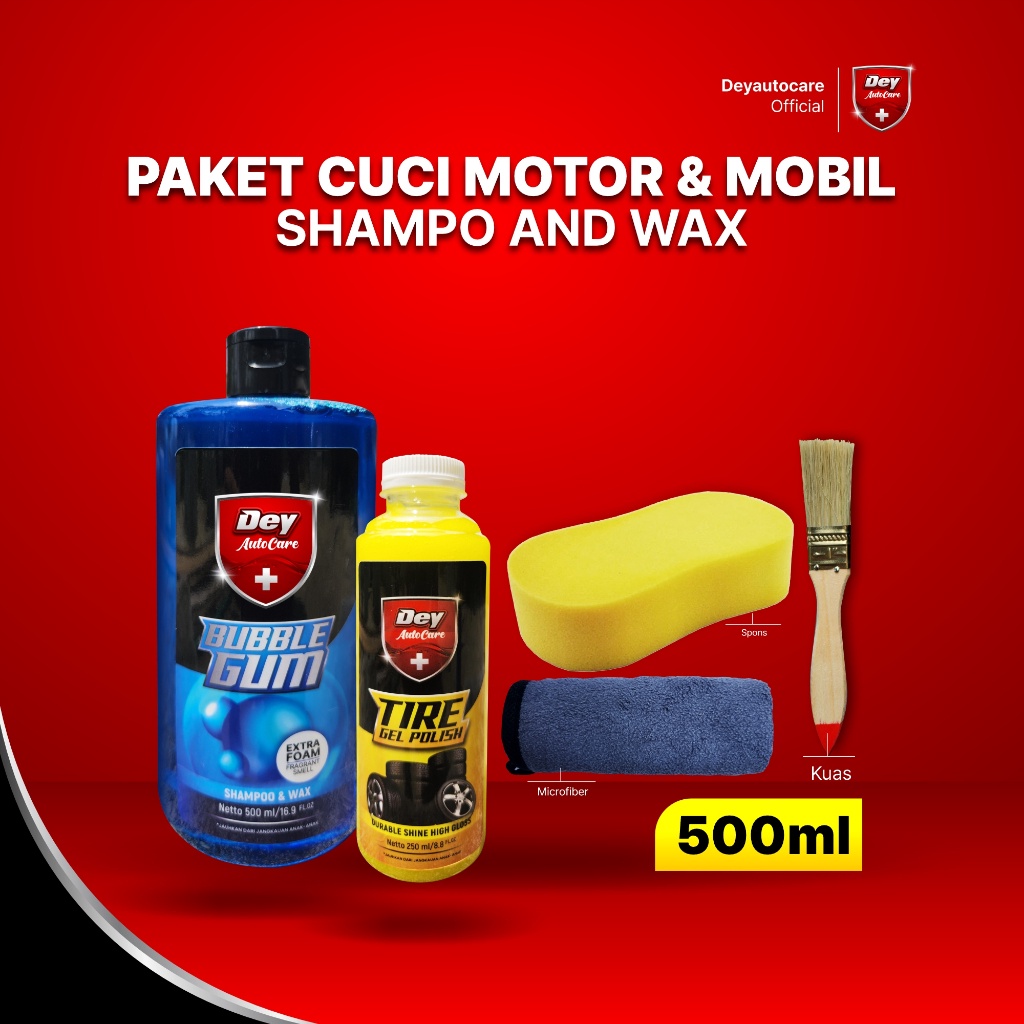 Jual Paket Cuci Motor Dan Mobil Kendaraan Shampo And Wax | Shopee Indonesia