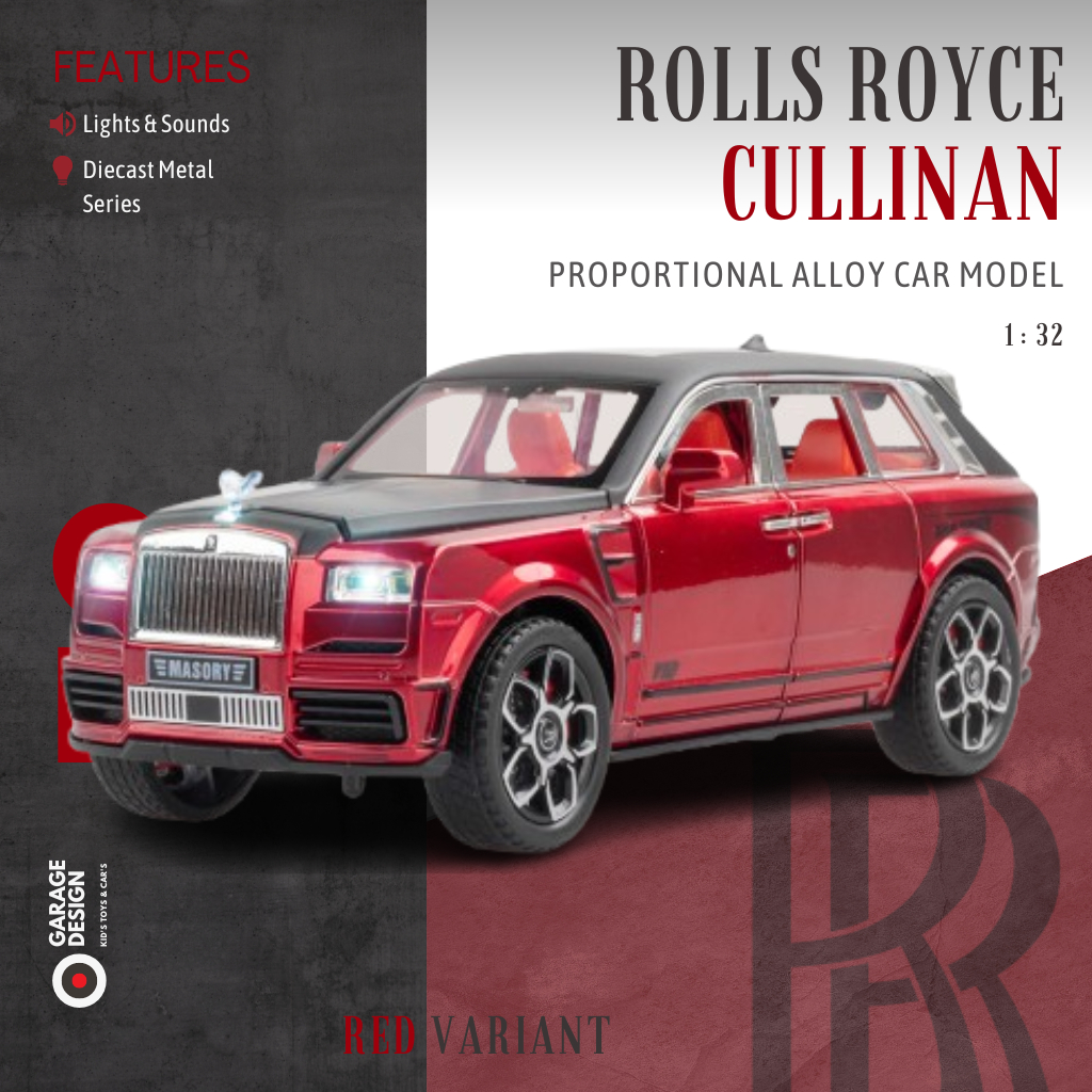 Jual Miniatur Diecast Mobil Rolls Royce Cullinan 1:32 - Alloy Model ...