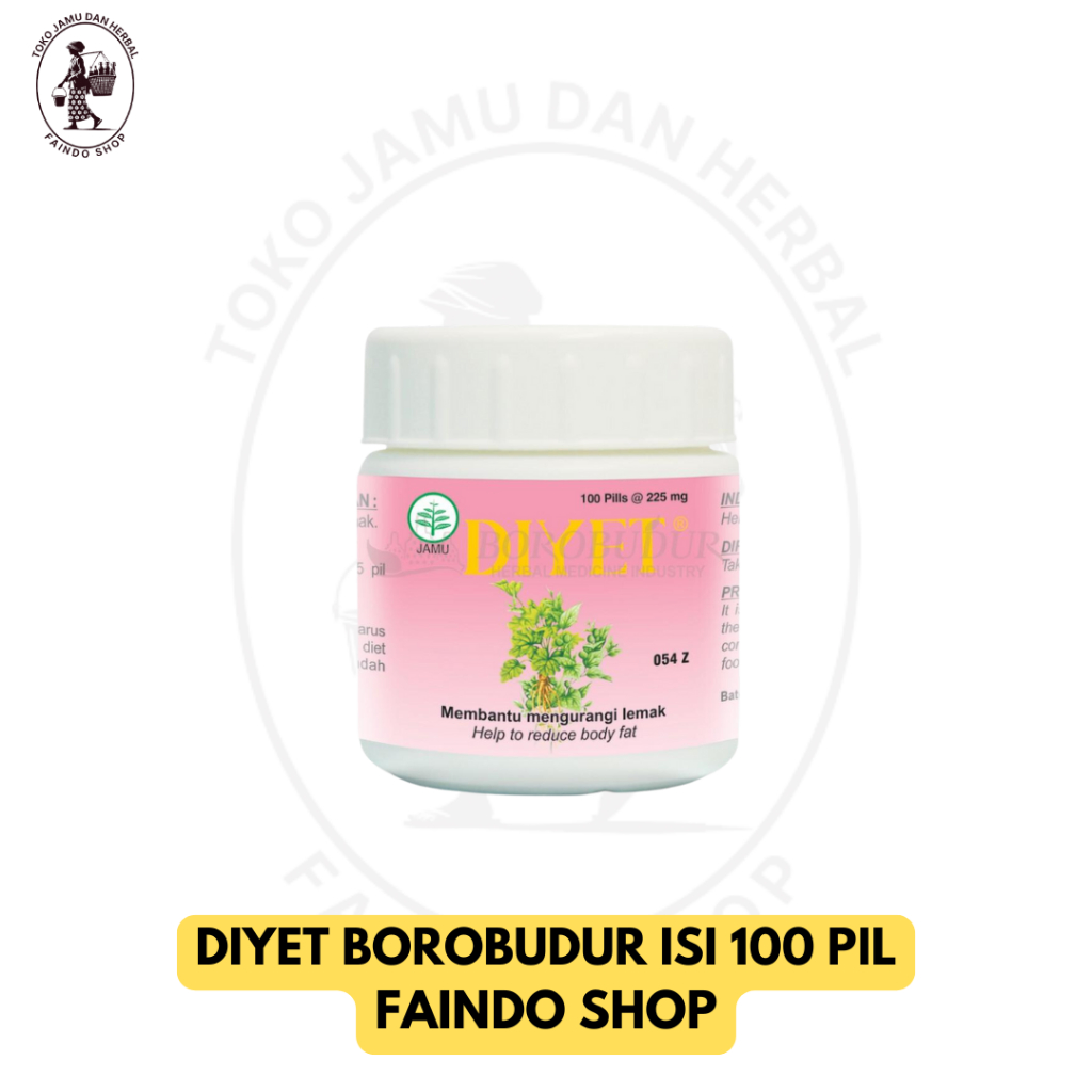 Jual Diyet Borobudur Isi 100 Pill Peluntur Lemak Diet | Shopee Indonesia