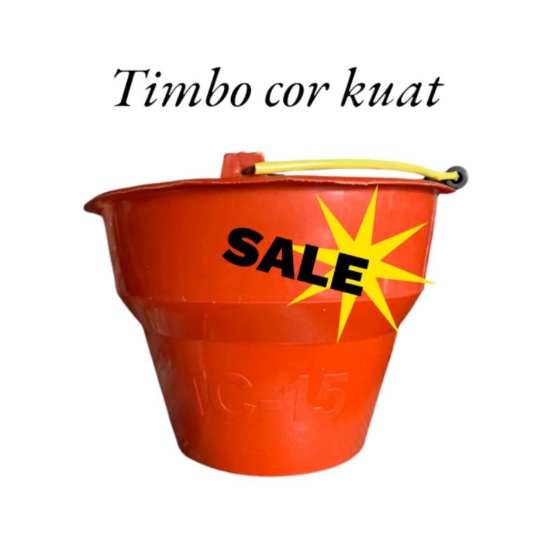 Jual Timbo Cor semen / Ember Cor TC-15 orange | Shopee Indonesia