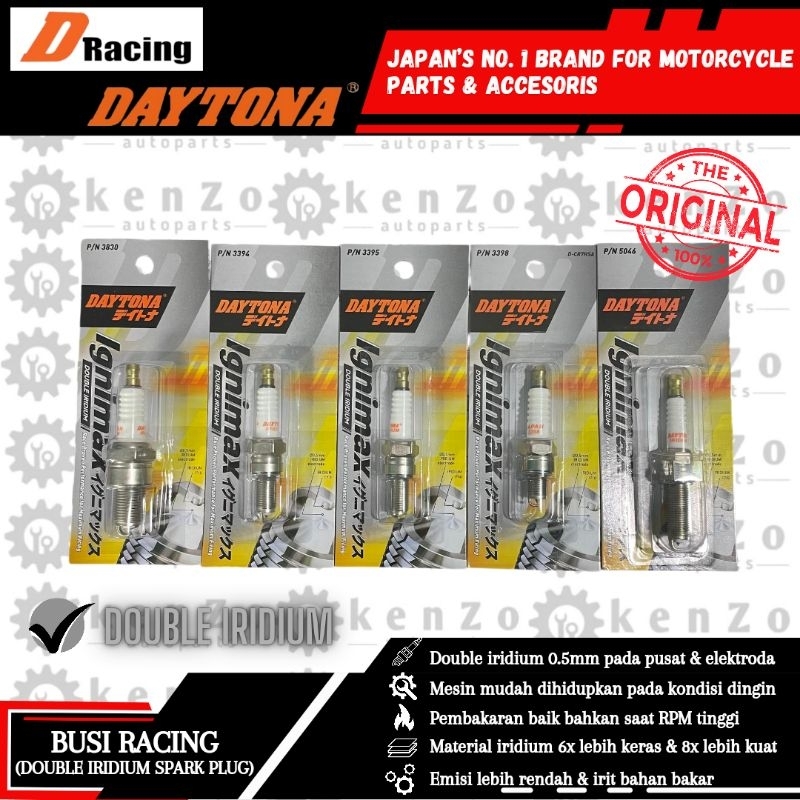 Jual [Original Daytona] Busi Racing Double Iridium Motor Honda Vario 125 150 Beat Esp Deluxe Pcx ...