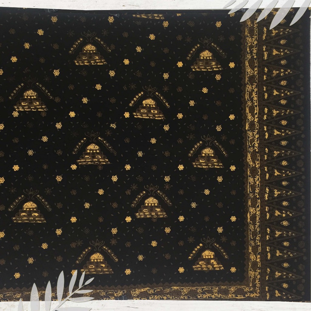Jual Batik jambi motif candi muaro jambi | dasar bahan baju (Panjang.2m ...