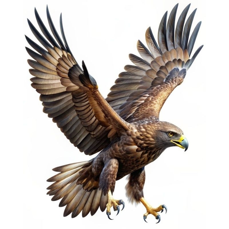 Jual stiker gambar burung elang size 20x30 cm bahan vynil print cut ...