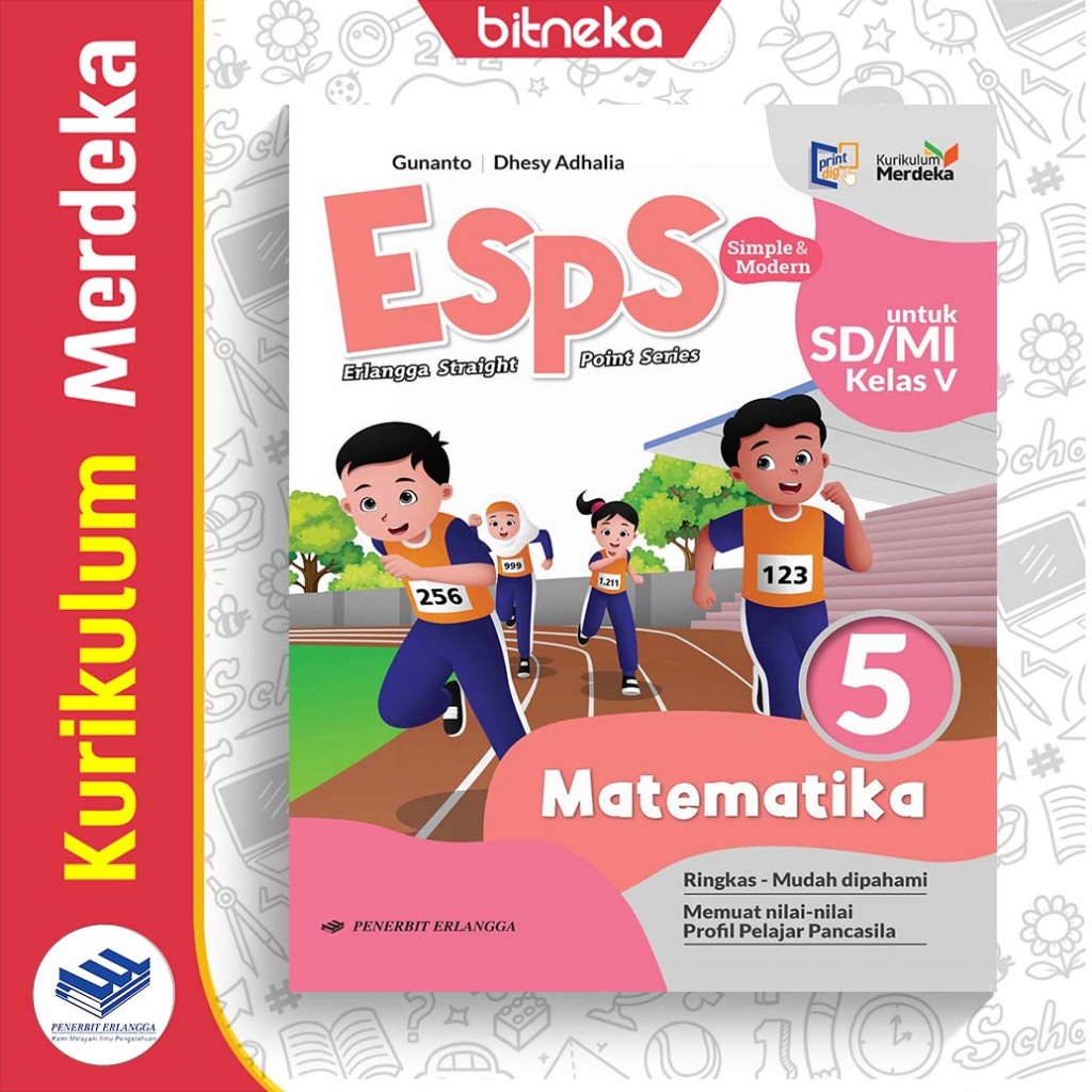 Jual Buku ESPS Matematika Jilid 5 SD/MI Kelas 5 - Dhesy Adhalia ...